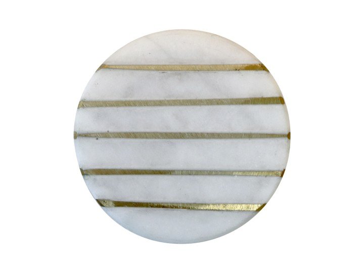 Chic Antique Marmor Greb m. Messingdetaljer